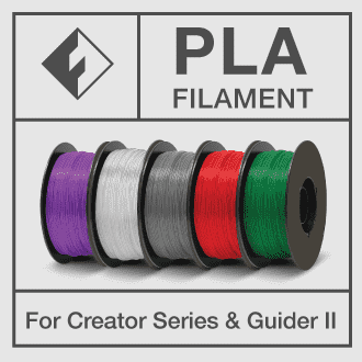 Flashforge PLA Filament. Creator Series and Guider II