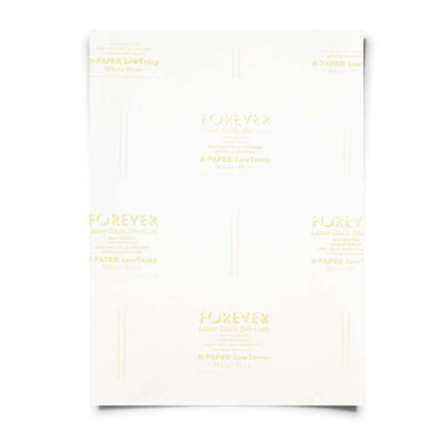 FOREVER Laser Dark (No Cut) Low Temp Heat Transfer Paper