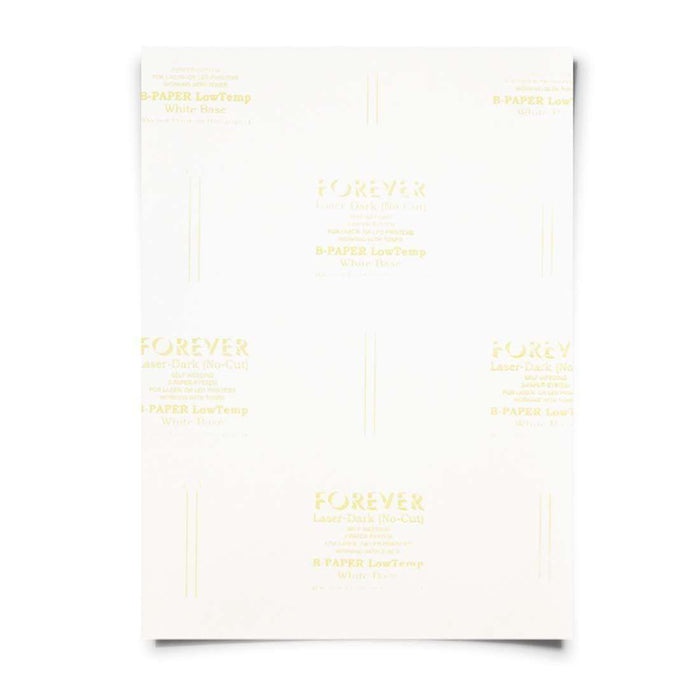 FOREVER Laser Dark (No Cut) Low Temp Heat Transfer Paper