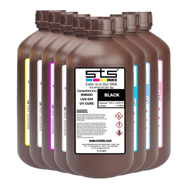 Compatible Ink for Mimaki LUS-200 UV Curable 1 Liter - All Print Head